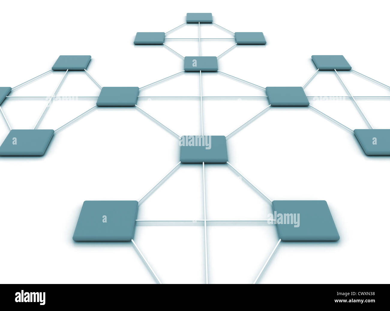 Digital network illustration Stock Photo - Alamy