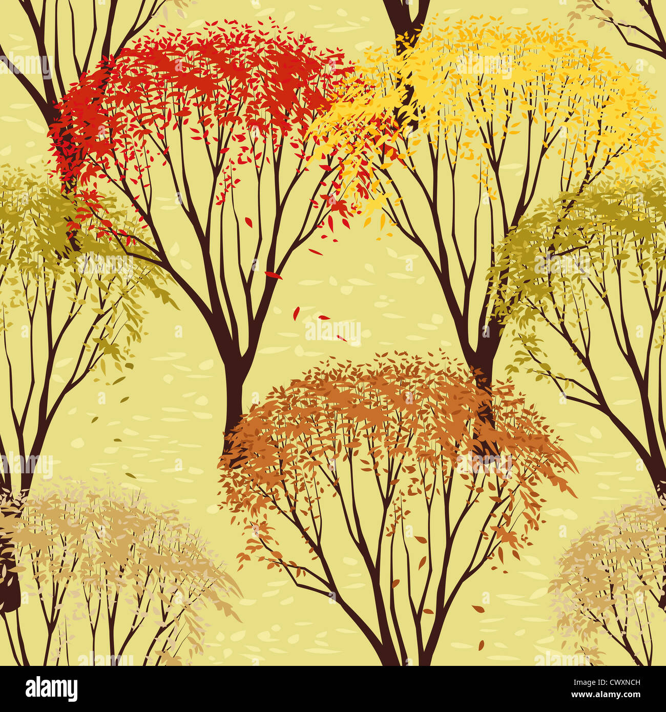 Background with trees Stock Photo - Alamy