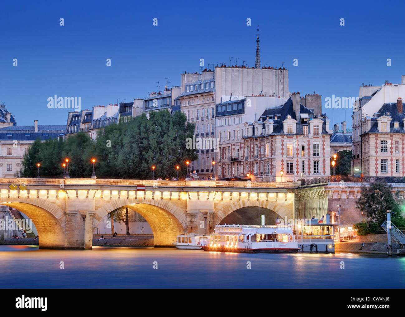 The Pont Neuf ("New Bridge"), the oldest standing bridge across the ...