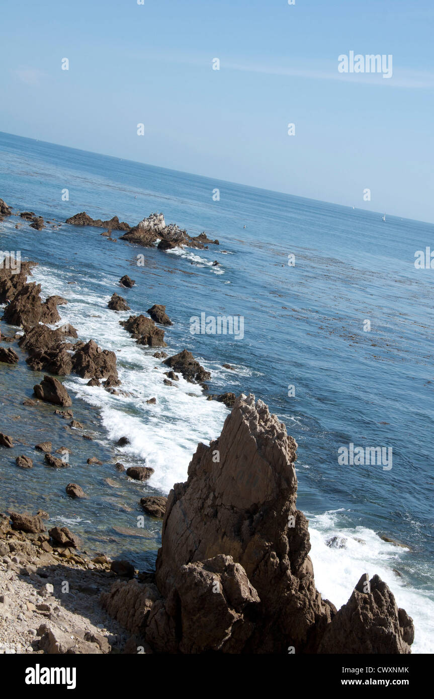 California beach ocean side view Stock Photo - Alamy