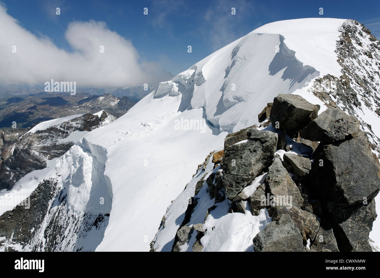 Piz Palu in the Bernina Alps Stock Photo - Alamy
