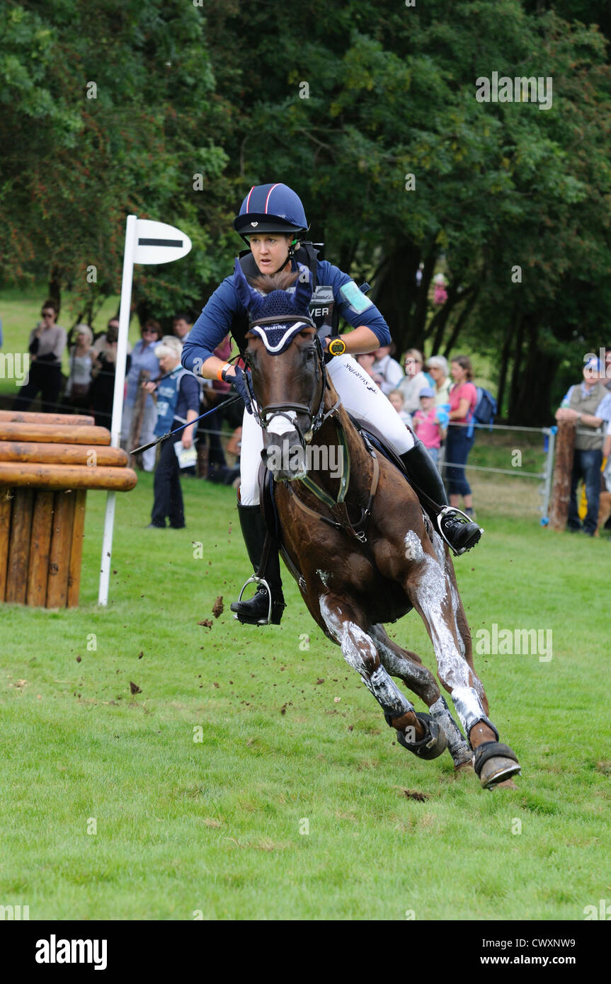 Allison Springer (USA) riding Arthur IV during the Cross Country phase ...