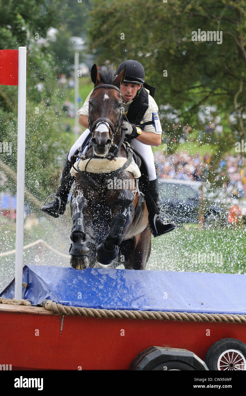 Sam Griffiths (AUS) riding Happy Times during the Cross Country phase ...