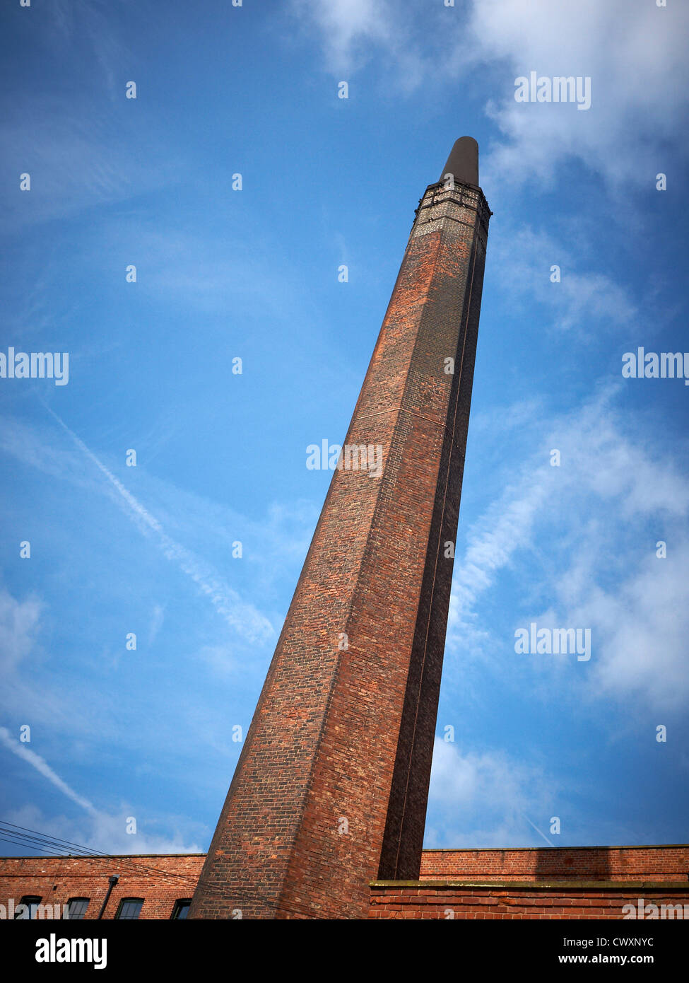Macintosh Mills chimney in Manchester UK Stock Photo - Alamy