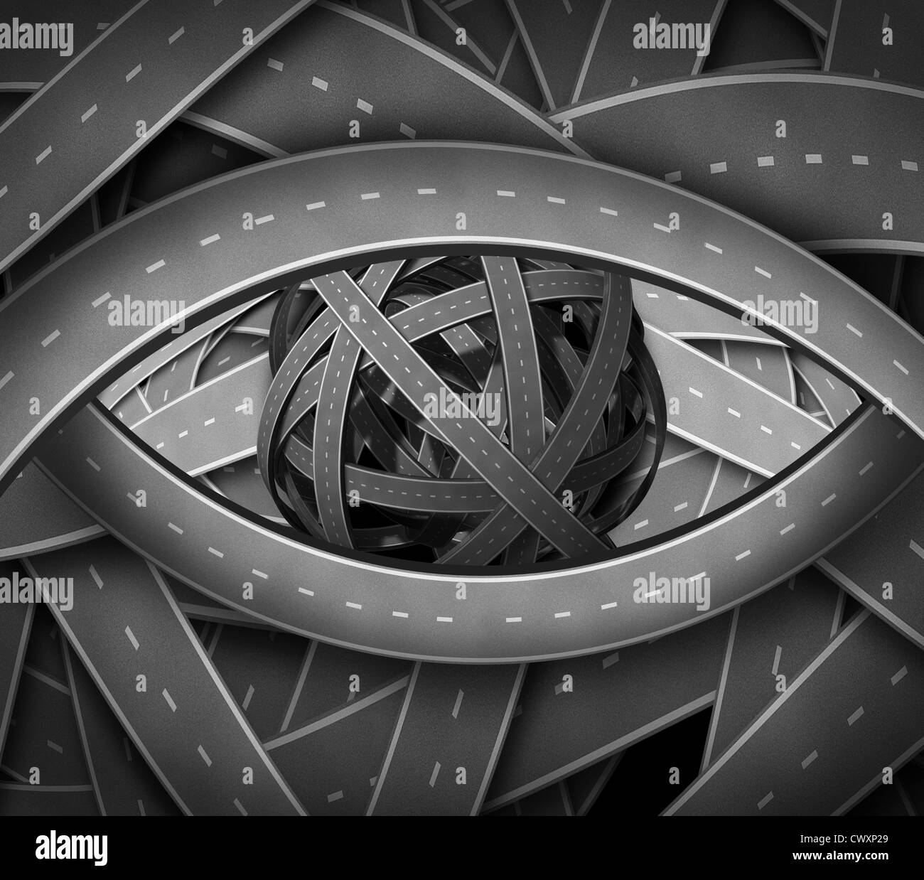 Strategic roads Black and White Stock Photos & Images - Alamy