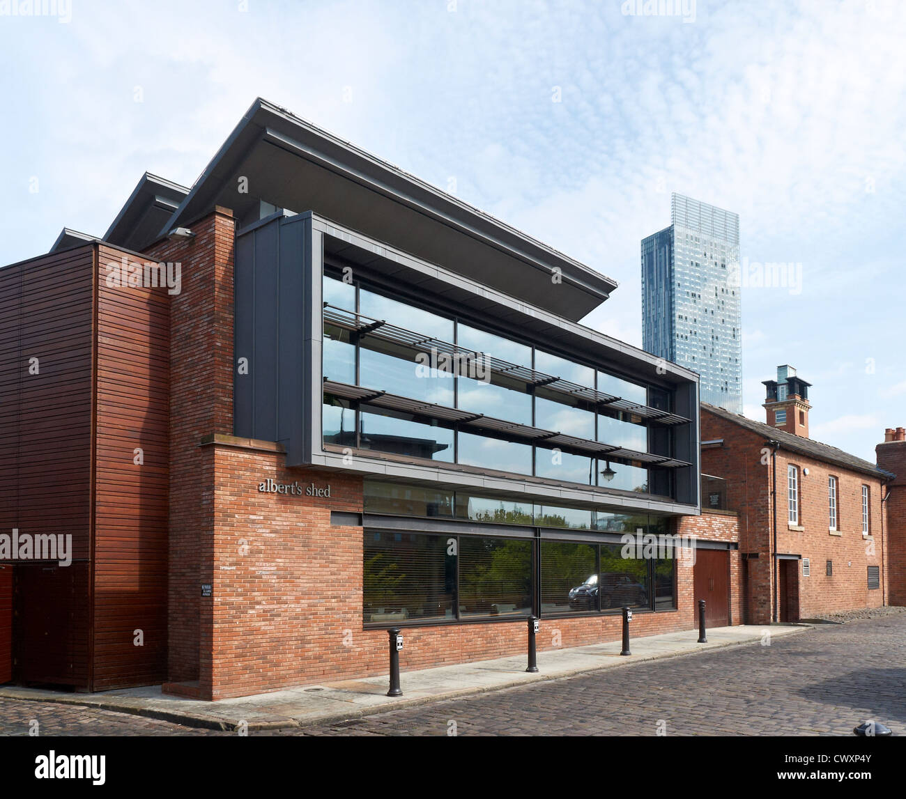 Albert`s Shed as part of Dukes 92 restaurant in Castlefield with ...
