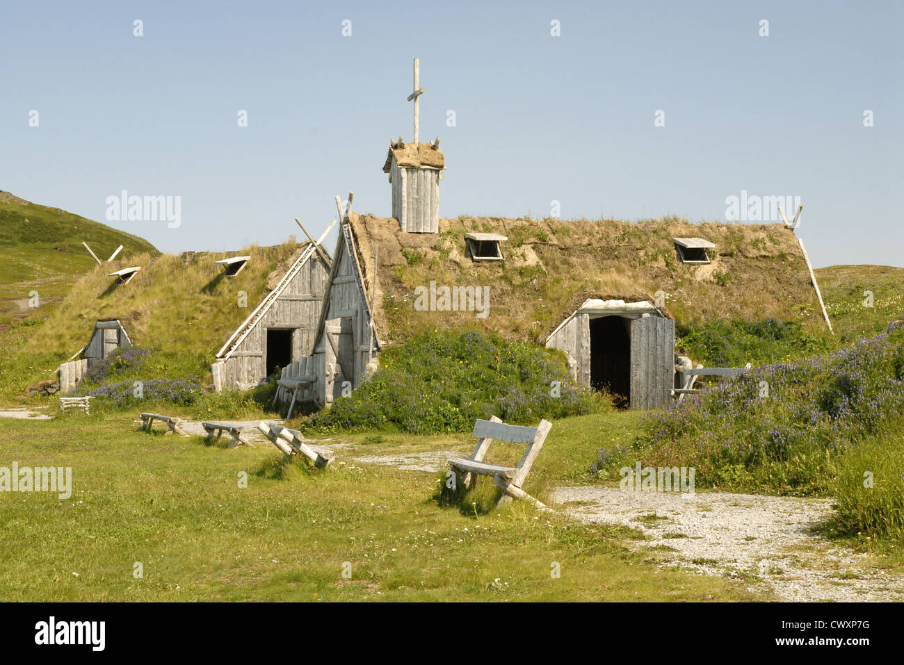 Viking village hi-res stock photography and images - Alamy