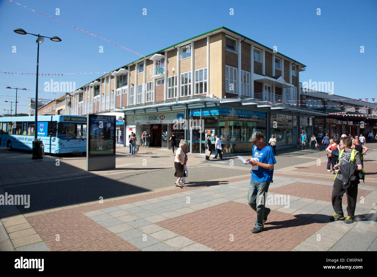 Corby town centre Stock Photo - Alamy