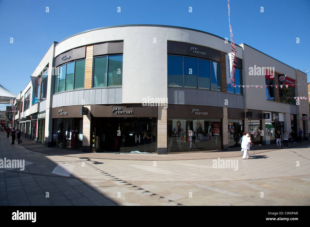 Corby town centre Stock Photo - Alamy