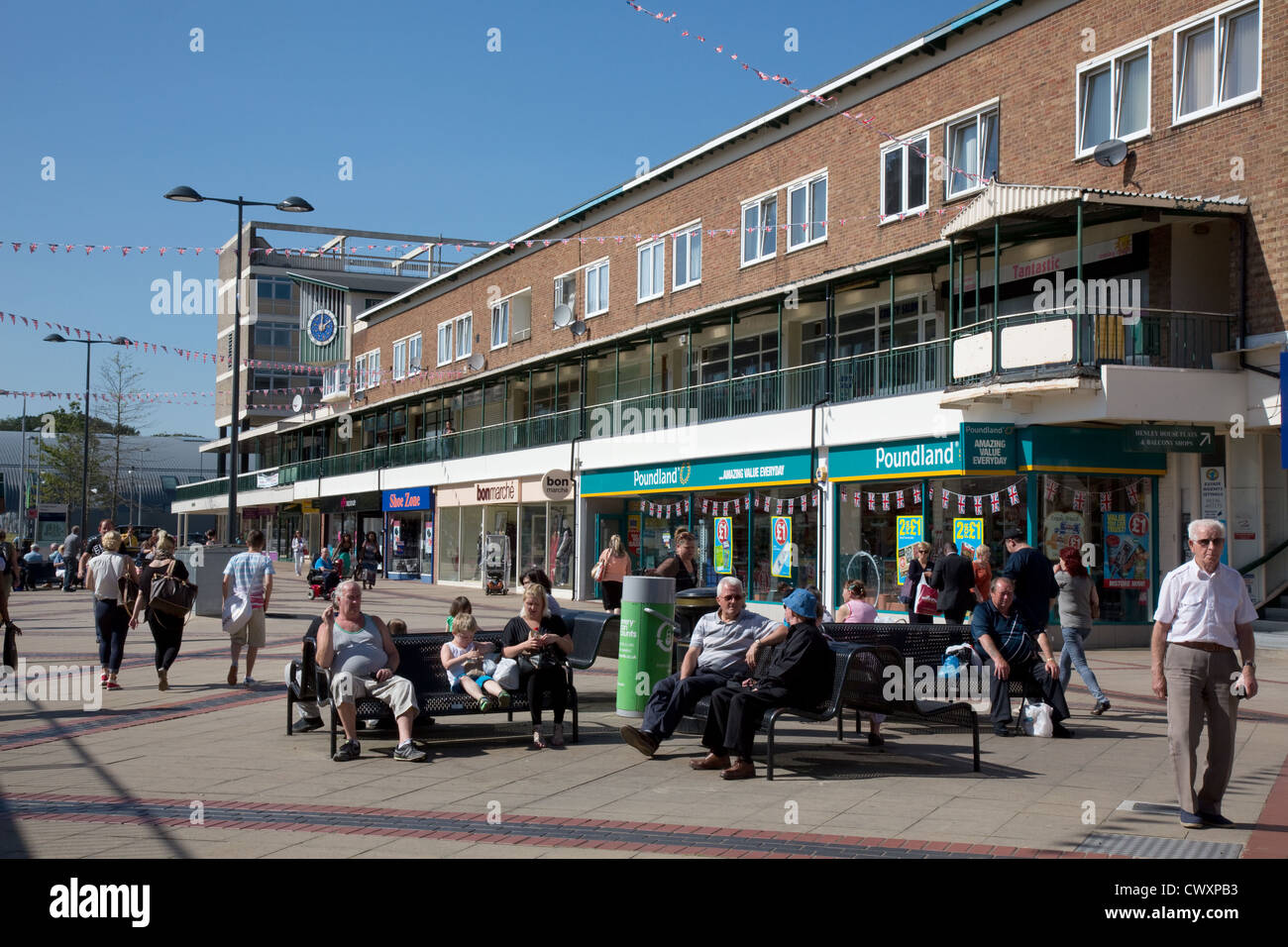 Corby town centre Stock Photo - Alamy