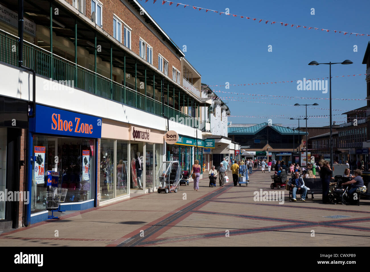 Corby town centre Stock Photo - Alamy