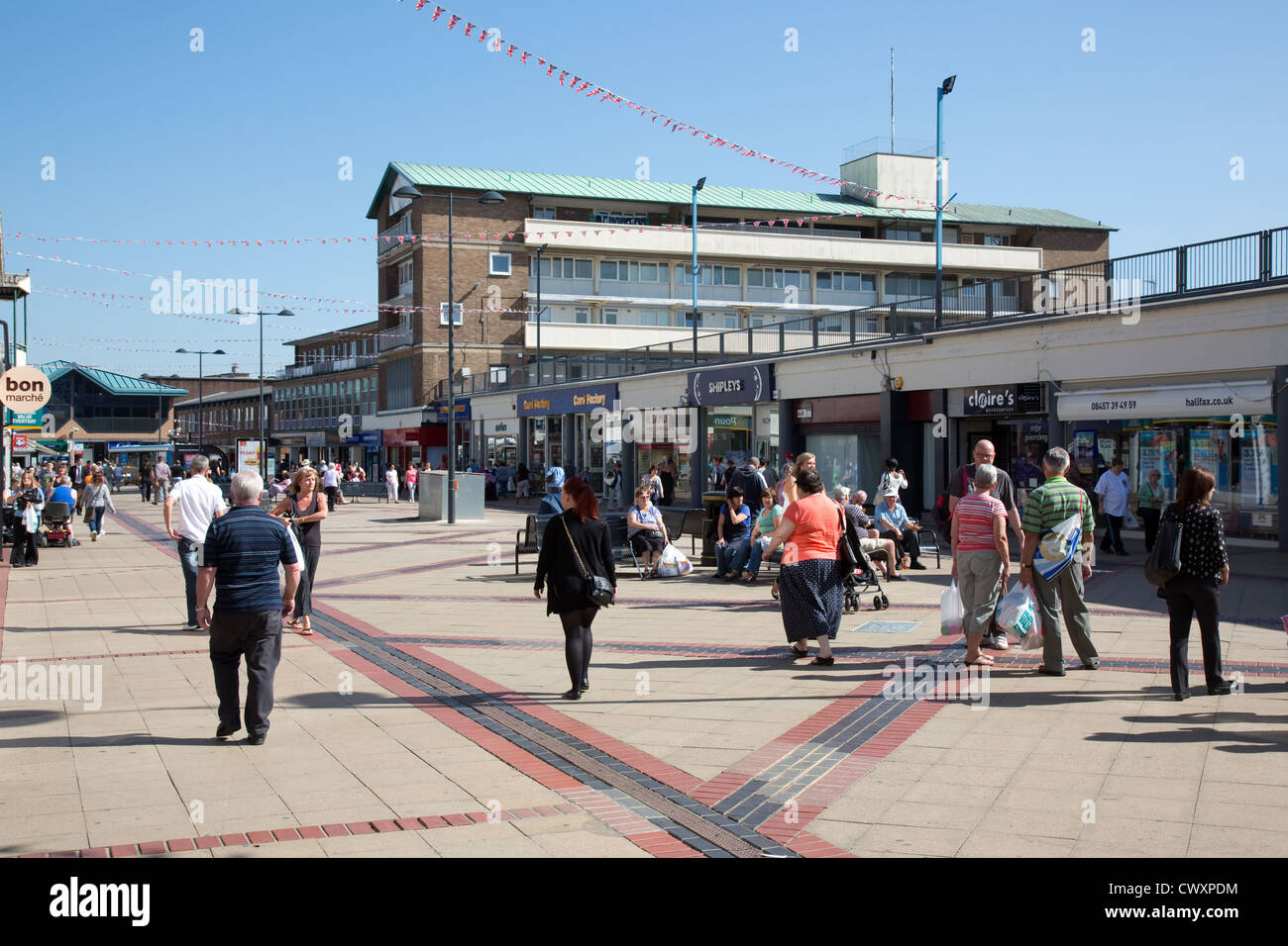 Corby town centre Stock Photo - Alamy