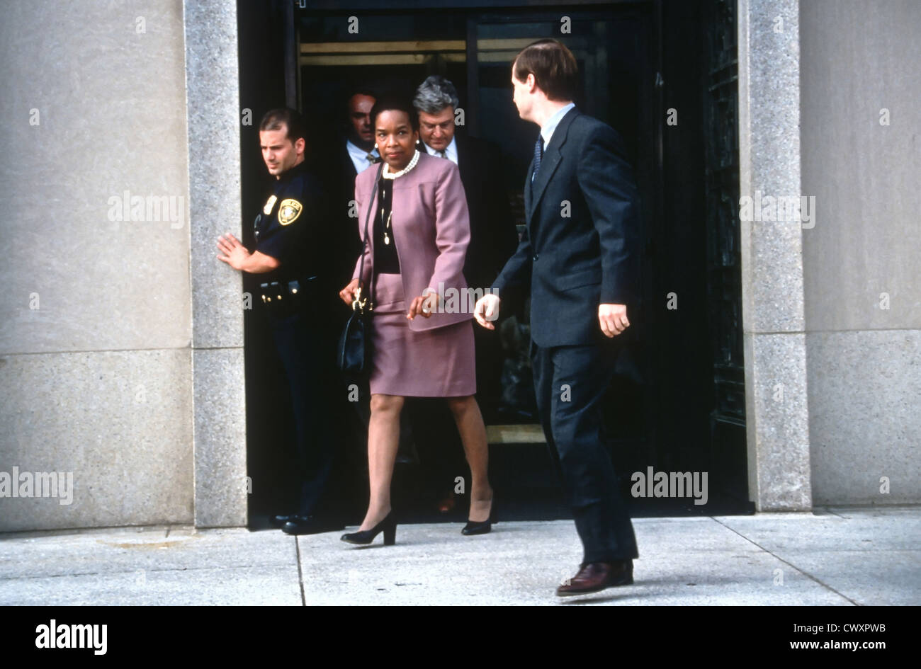 Betty Currie, personal secretary to US President Bill Clinton leaves ...