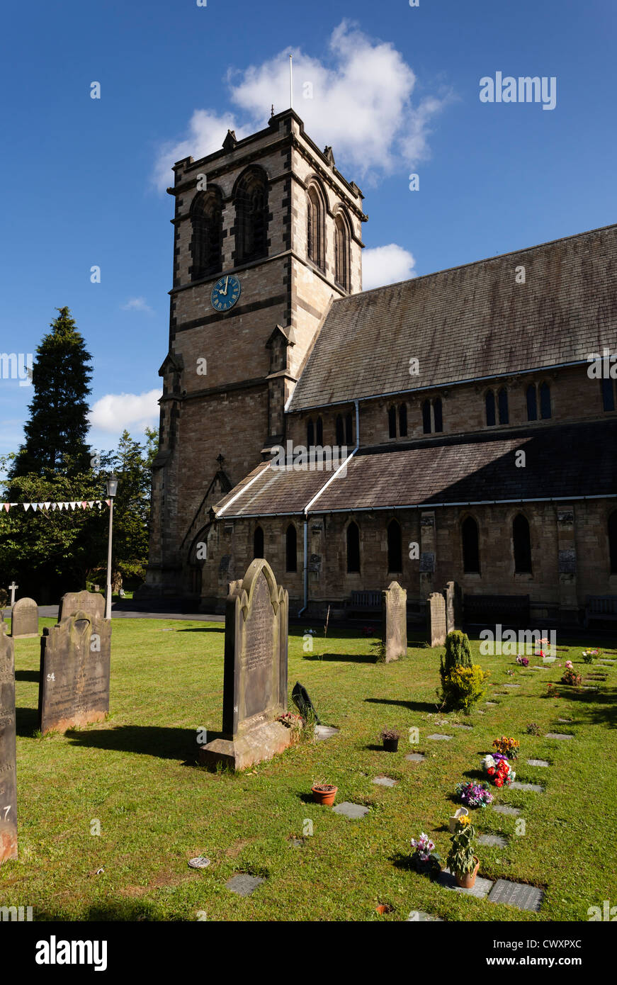 St Mary's Church, Boston Spa. The church was built between 1812-1814 ...