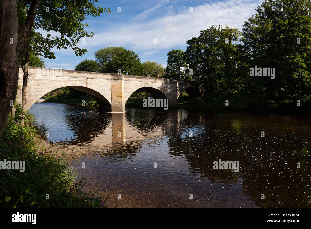 Boston Spa Bridge, built 1768-1772. The bridge was funded by landowners ...