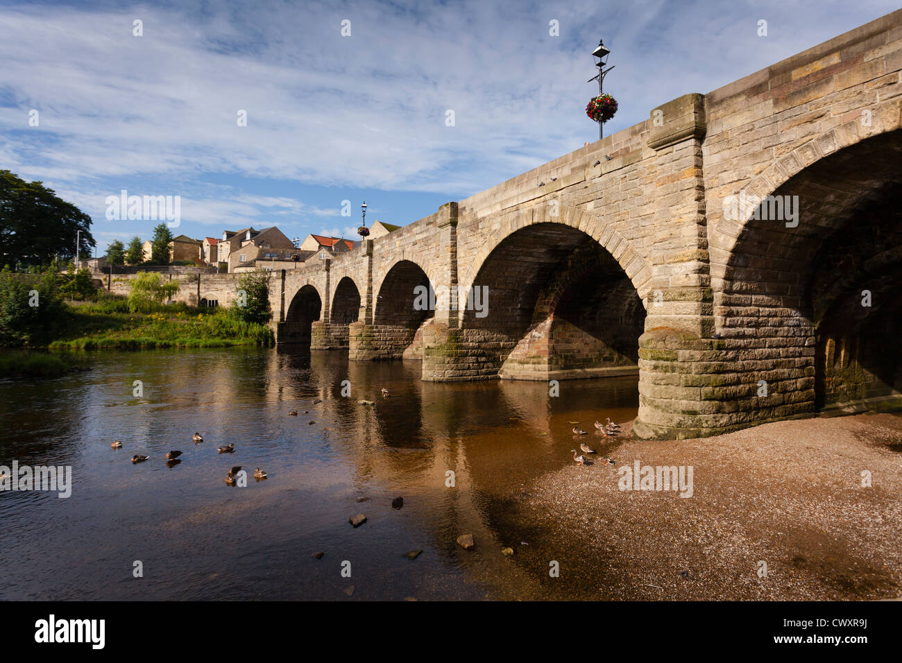 Wetherby Bridge, there has been a bridge over The River Wharfe at ...