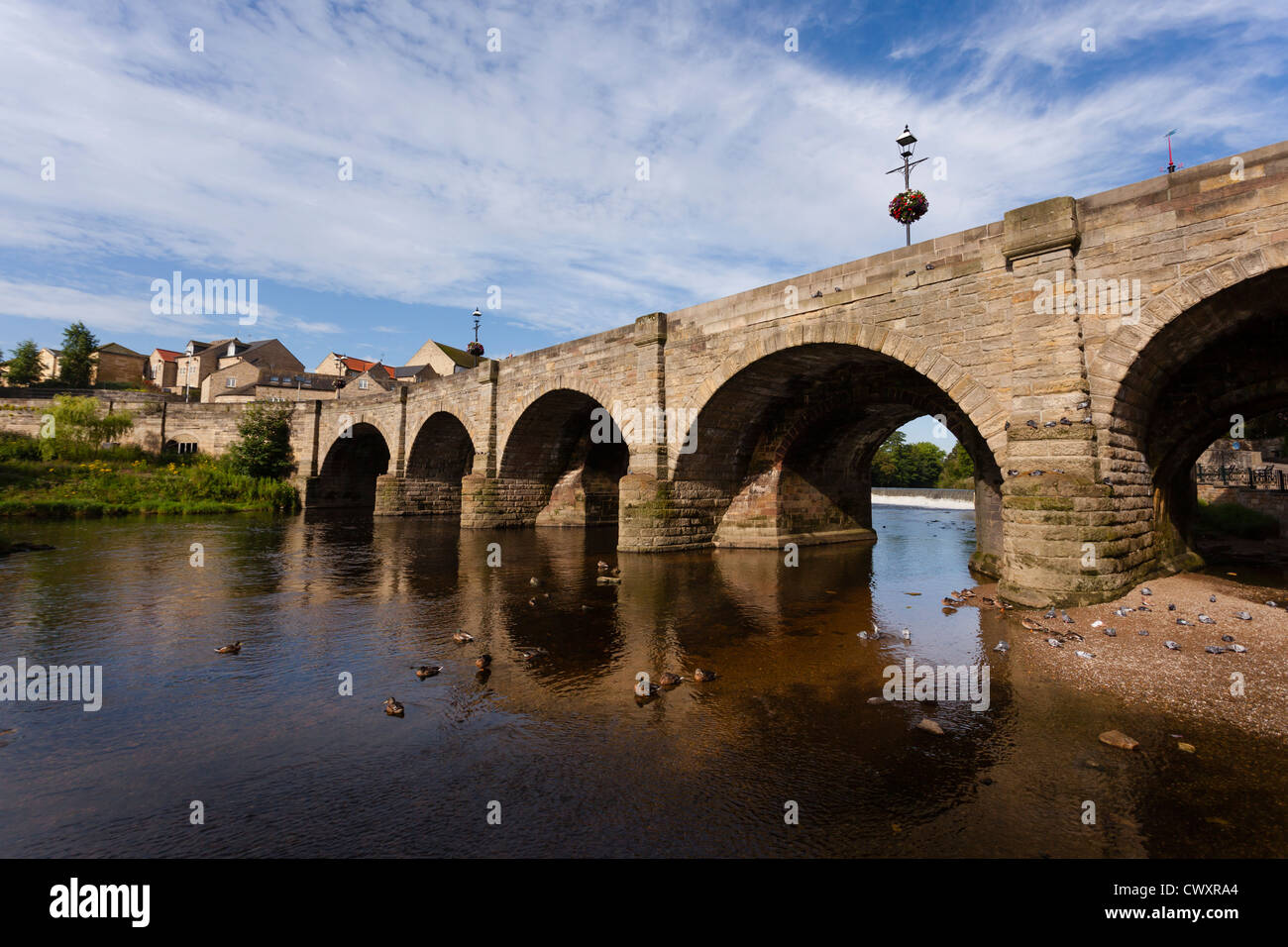 Wetherby Bridge, there has been a bridge over The River Wharfe at ...