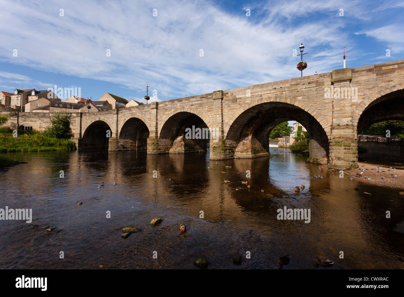 Wetherby Bridge, there has been a bridge over The River Wharfe at ...