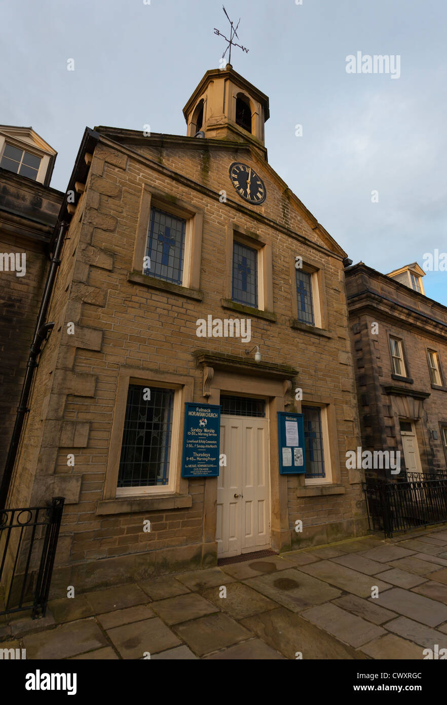 Fulneck Moravian Settlement, near Leeds Stock Photo - Alamy