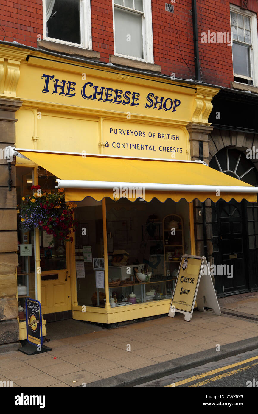The Cheese Shop in Morpeth, Northumberland, England Stock Photo - Alamy