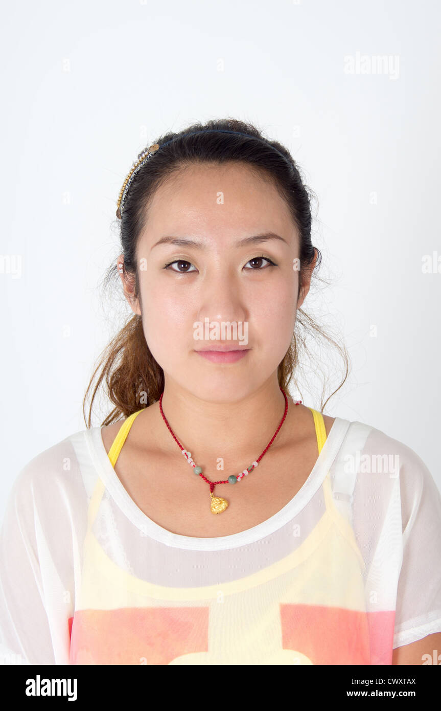 An Asian woman portrait photo Stock Photo - Alamy
