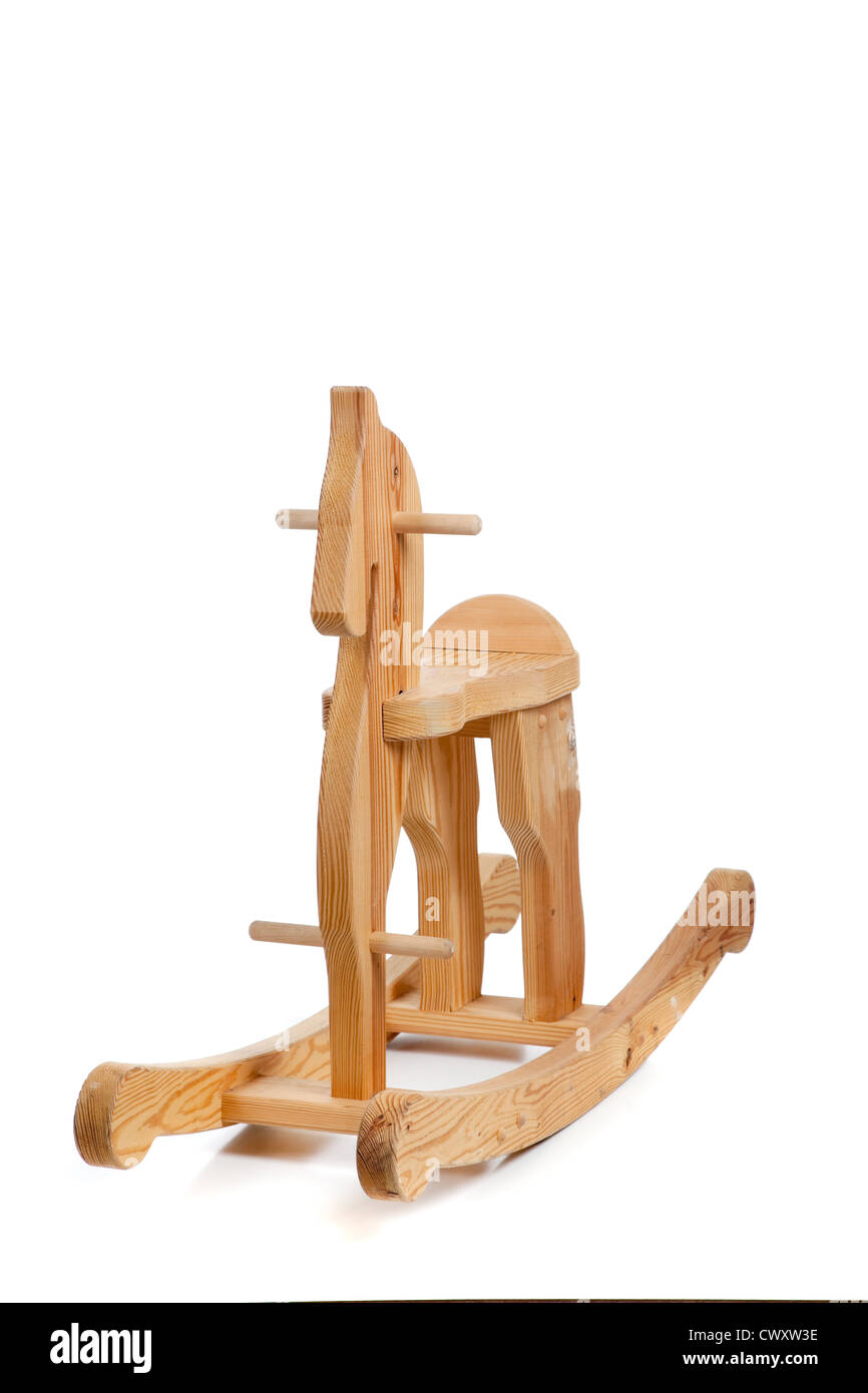 Wooden rocking horse hi-res stock photography and images - Alamy