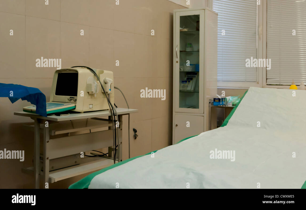 Medical equipment in medical center Stock Photo - Alamy