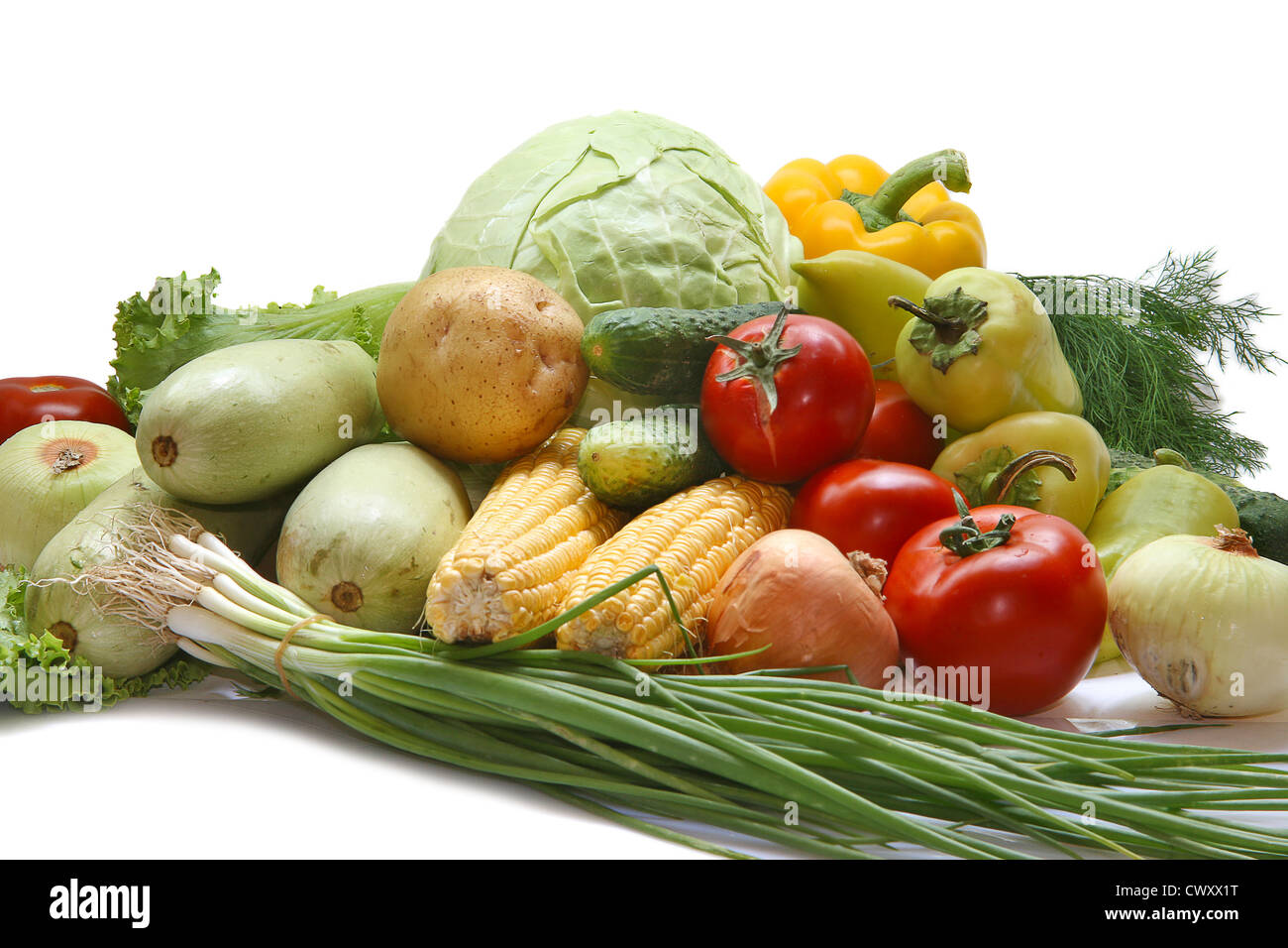 group of vegetables and fruits Stock Photo - Alamy