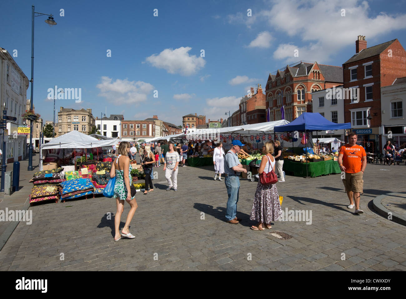 The Market Square in Boston,Lincolnshire Stock Photo - Alamy