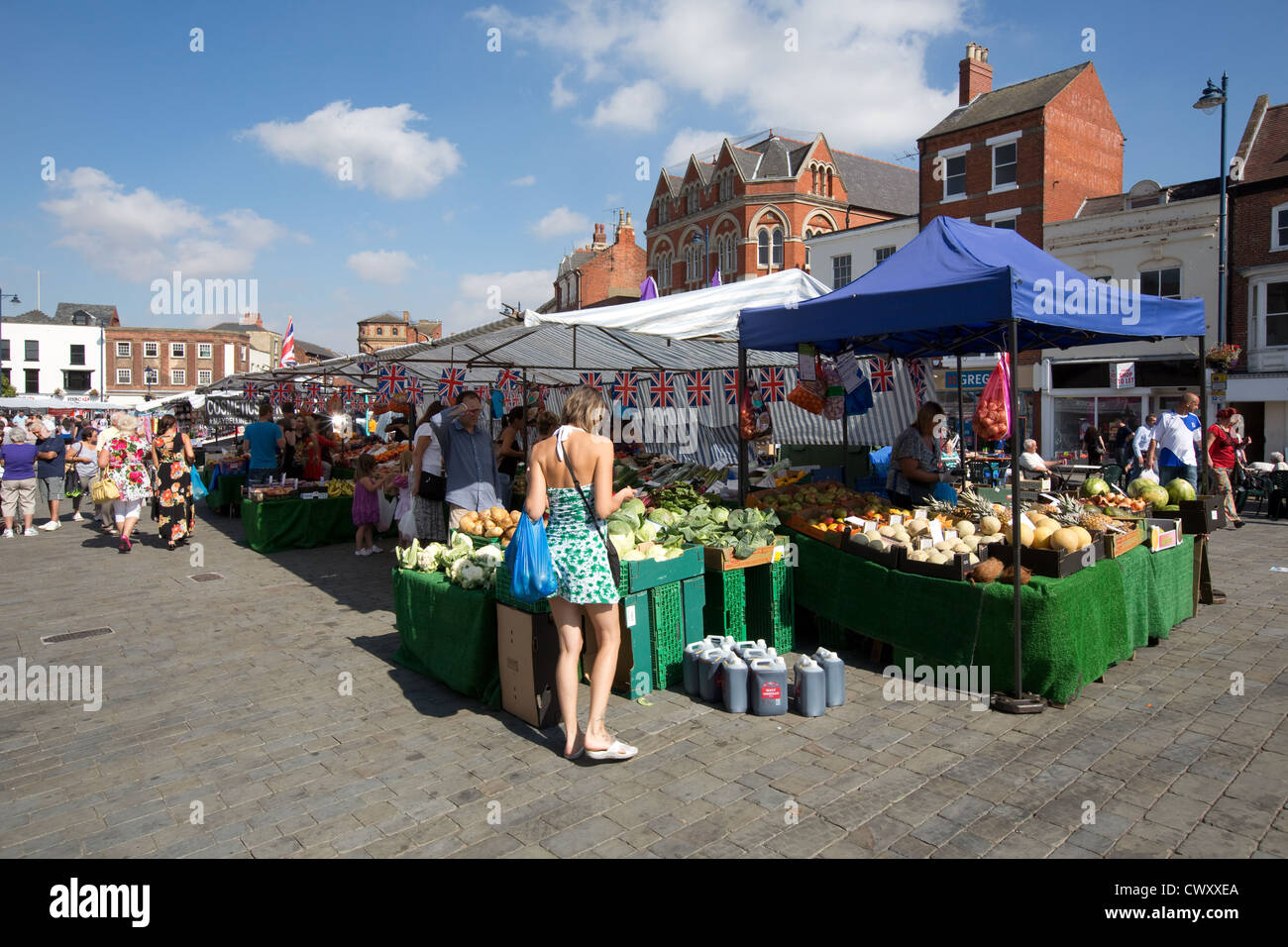 The Market Square in Boston,Lincolnshire Stock Photo - Alamy