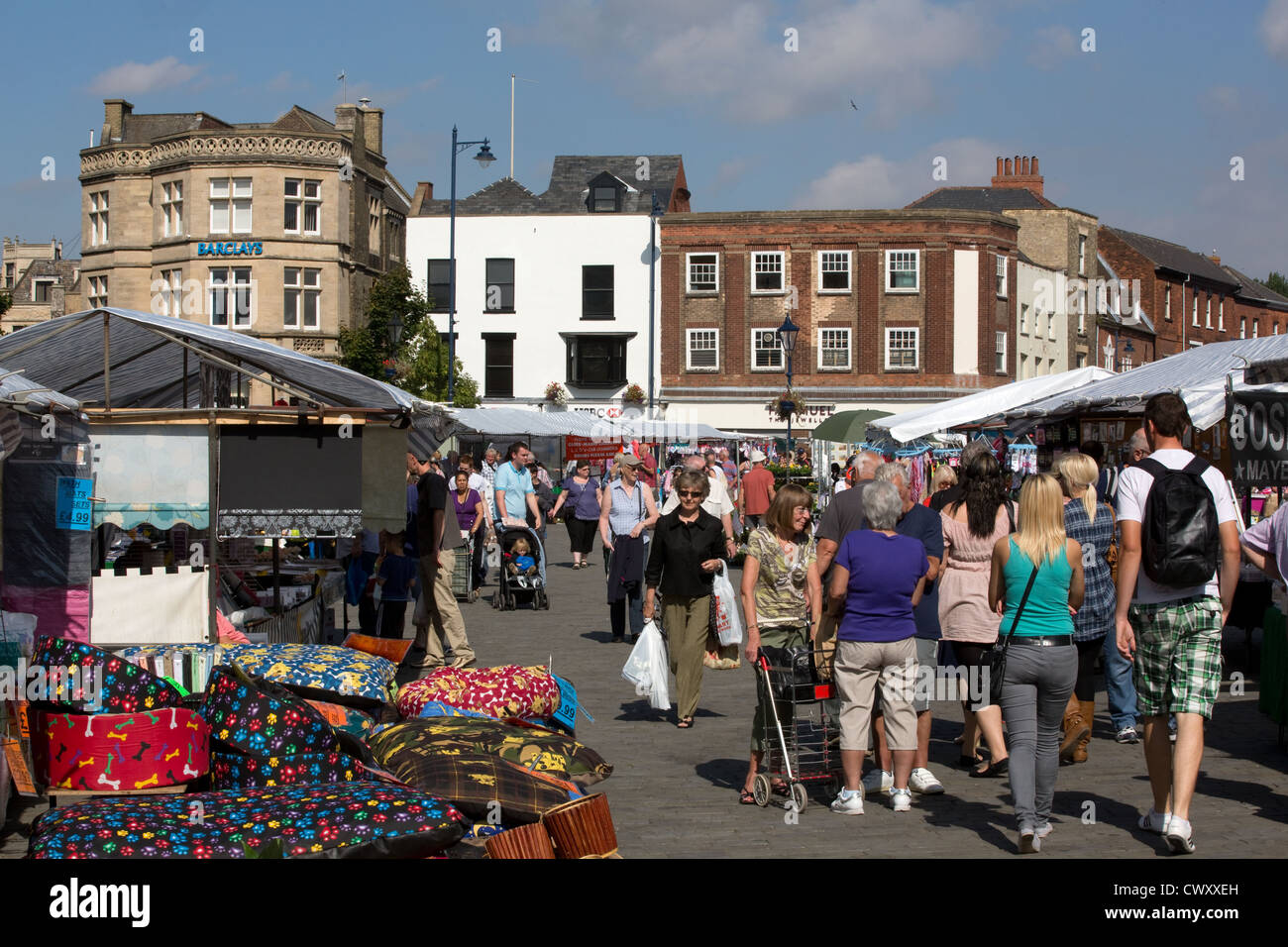 The Market Square in Boston,Lincolnshire Stock Photo - Alamy