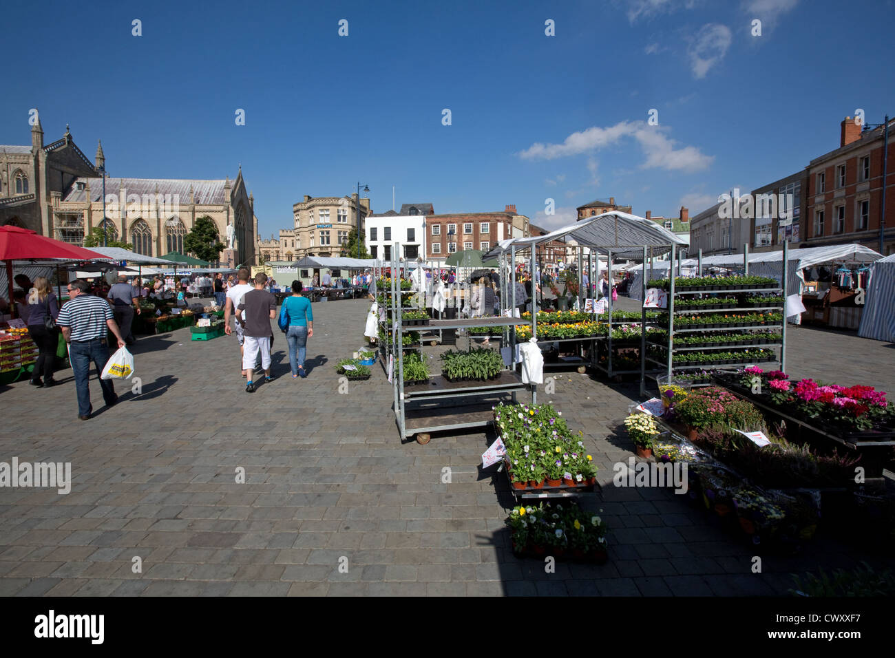 The Market Square in Boston,Lincolnshire Stock Photo - Alamy