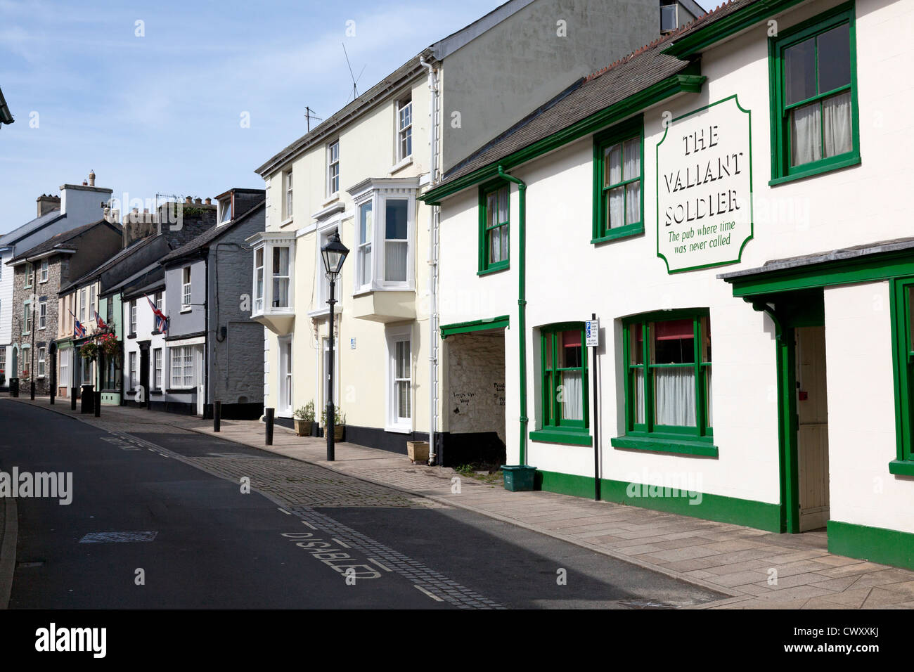 The Valiant Soldier pub, Buckfastleigh, Devon Stock Photo - Alamy