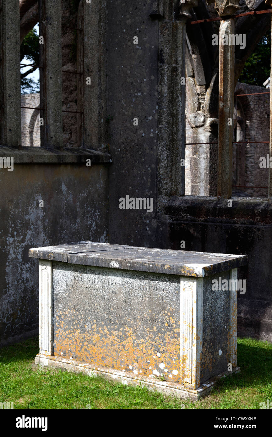 The ruins of Holy Trinity Church, destroyed by fire in 1992 ...