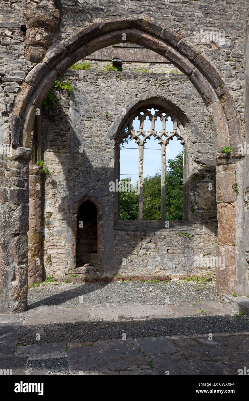 The ruins of Holy Trinity Church, destroyed by fire in 1992 ...