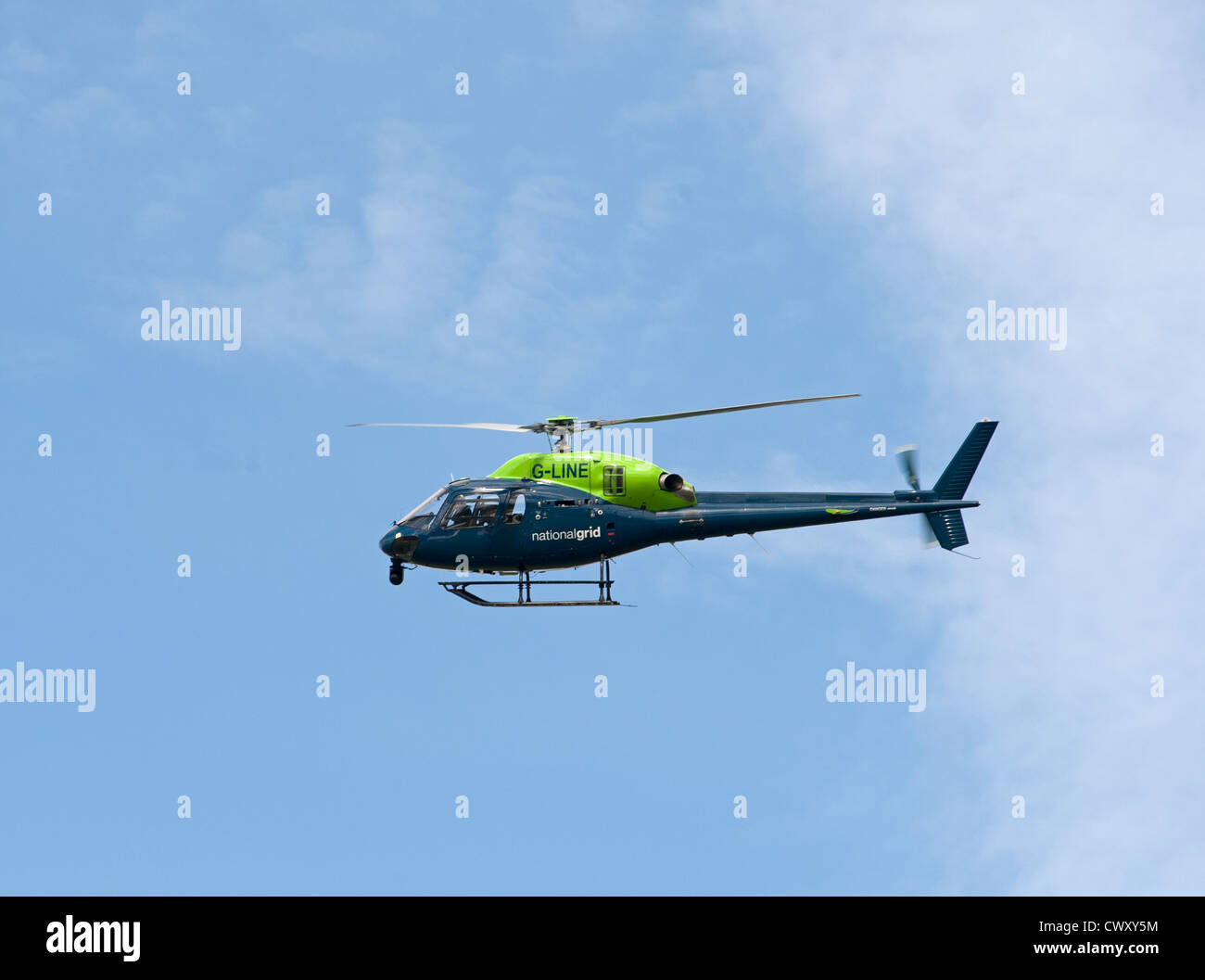 AS 355N Twin Squirrel helicopter operated by National Grid Electricity ...