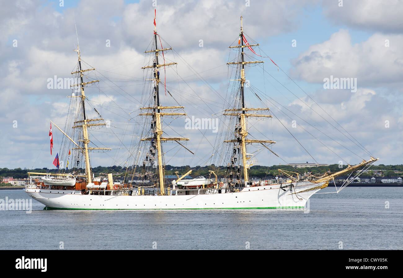 "Sagres" in The tall ships races Dublin Ireland 2012. School ship of ...