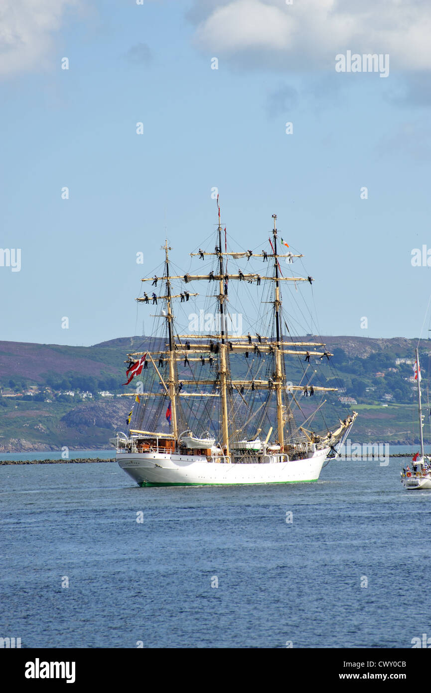 "Sagres" in The tall ships races Dublin Ireland 2012. School ship of ...