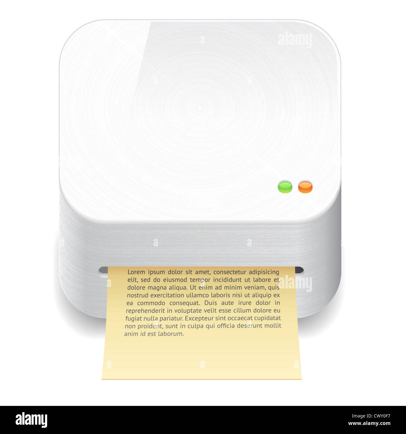 Icon for printer. White background Stock Photo - Alamy