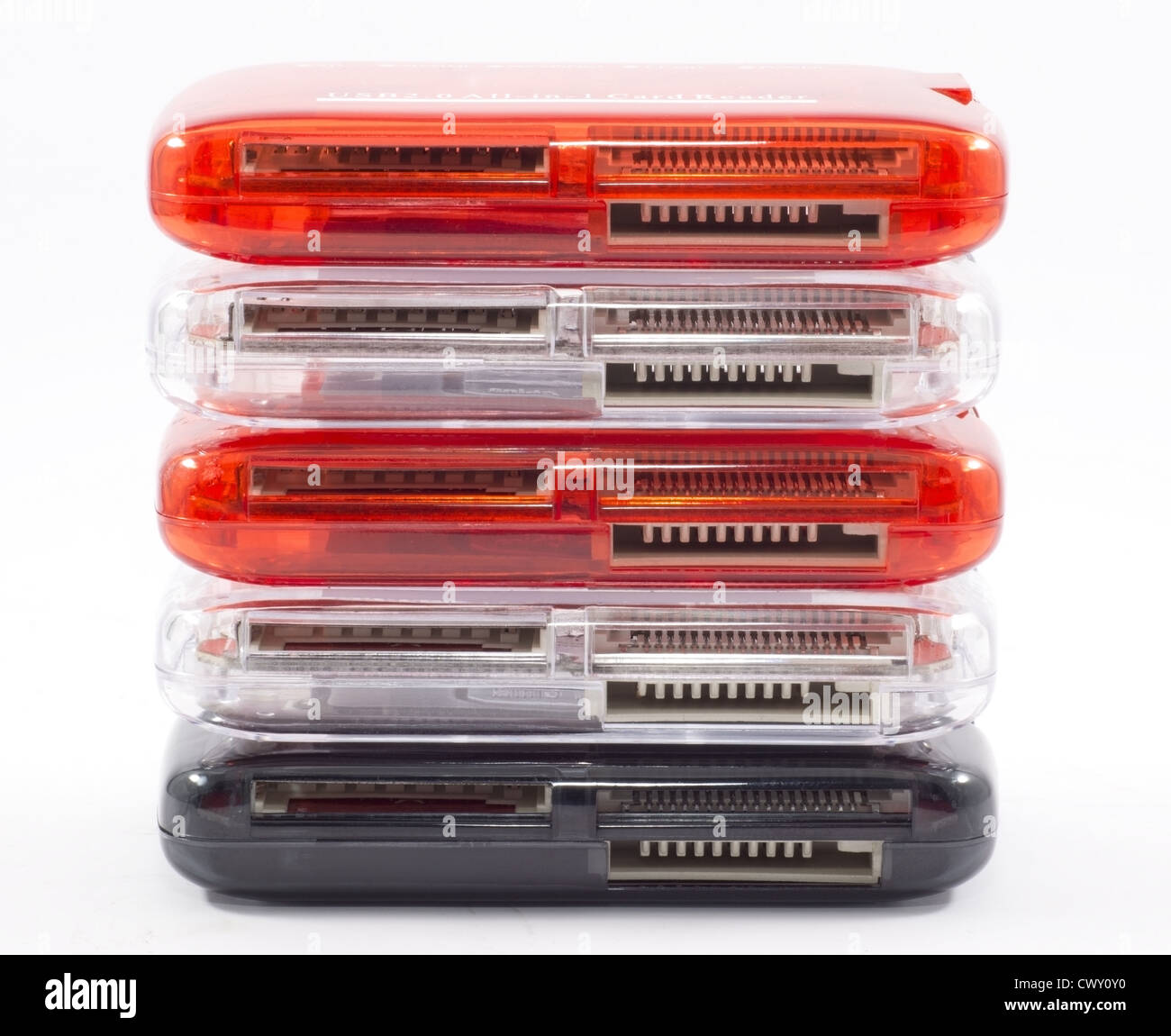 Memory card readers Stock Photo - Alamy