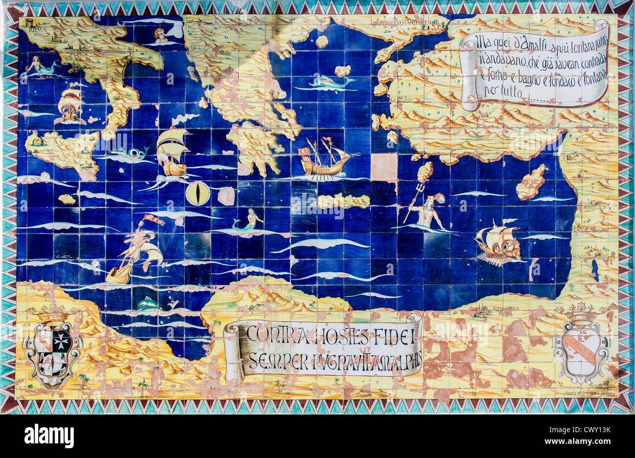 Ancient frame map hi-res stock photography and images - Alamy