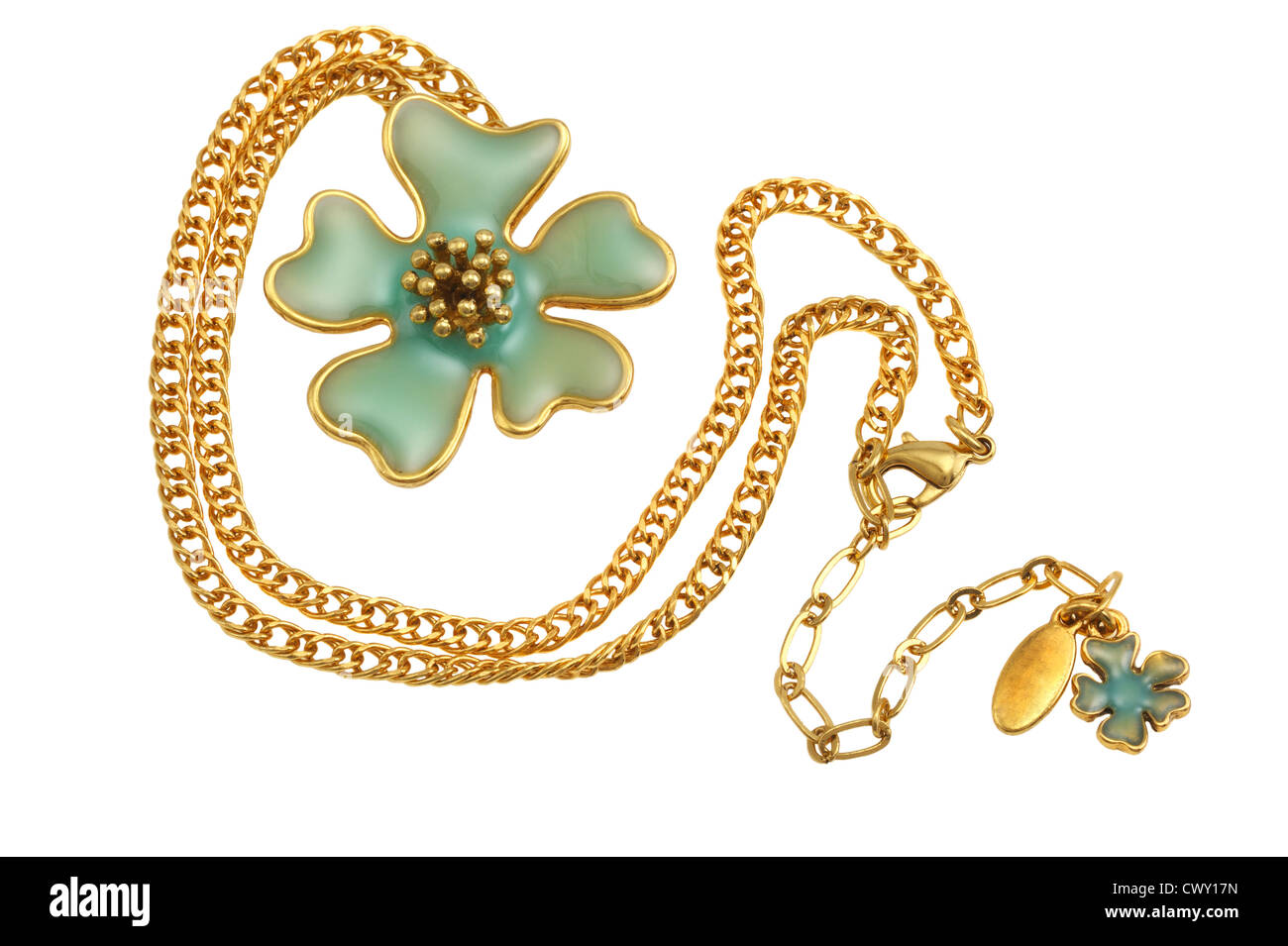 A gold chain Cut Out Stock Images & Pictures - Alamy