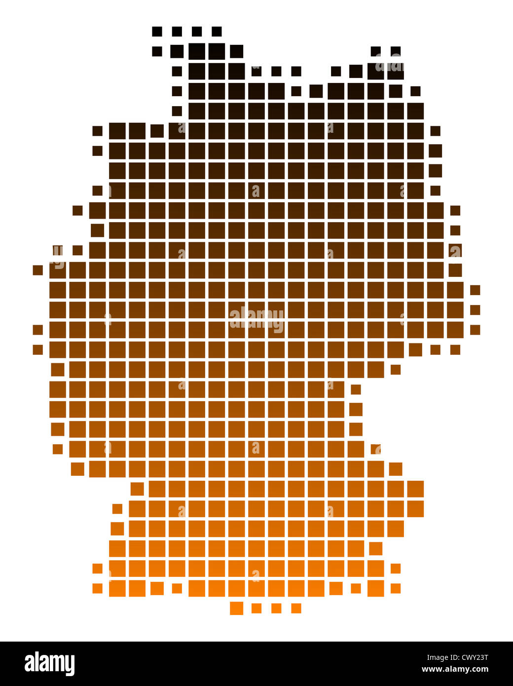 Map of Germany Stock Photo - Alamy