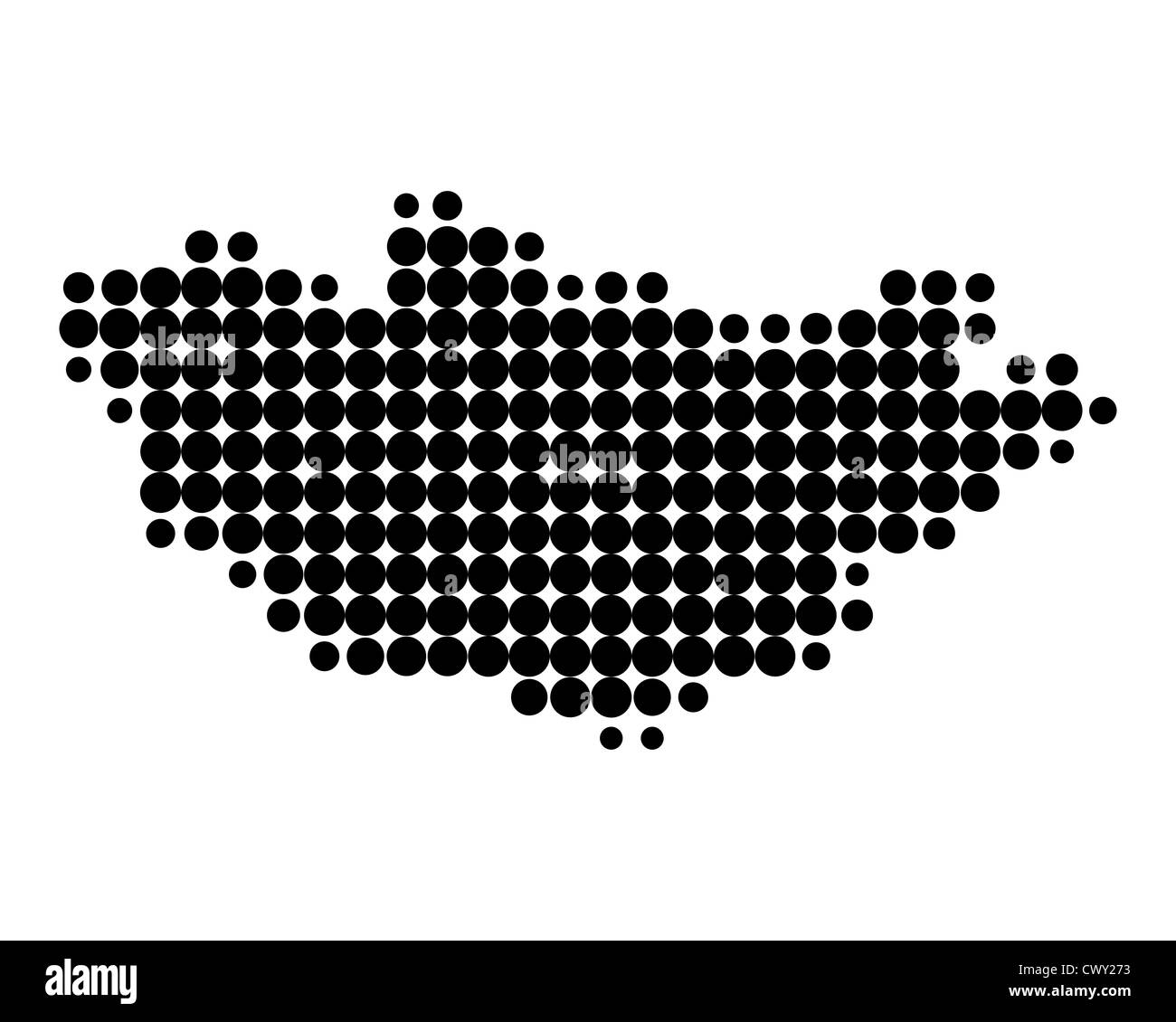 Mongolia map Black and White Stock Photos & Images - Alamy