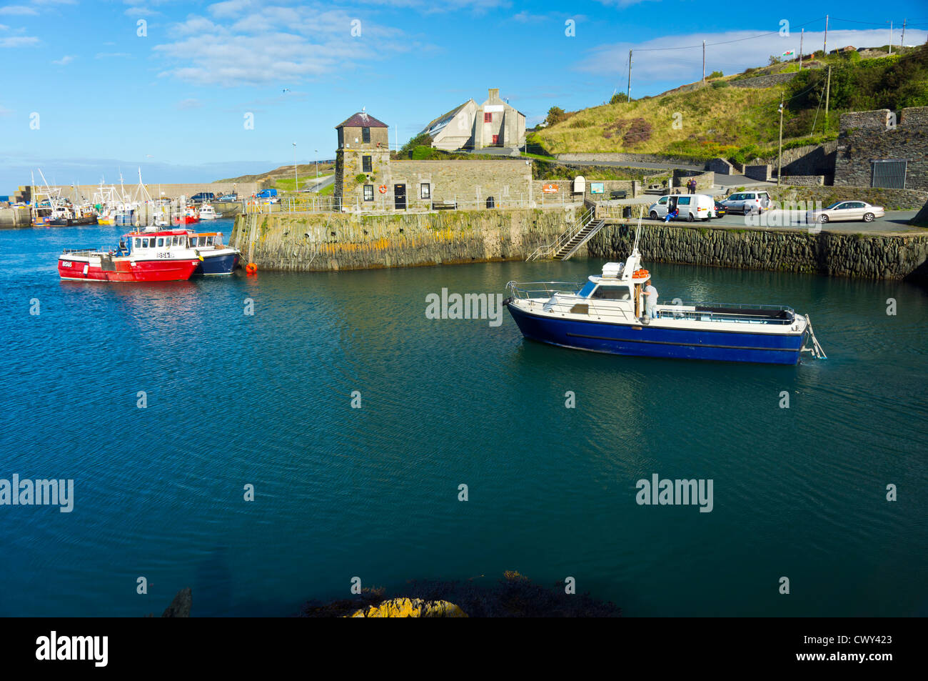 Amlwch Port Anglesey North Wales Uk As it is today Stock Photo - Alamy