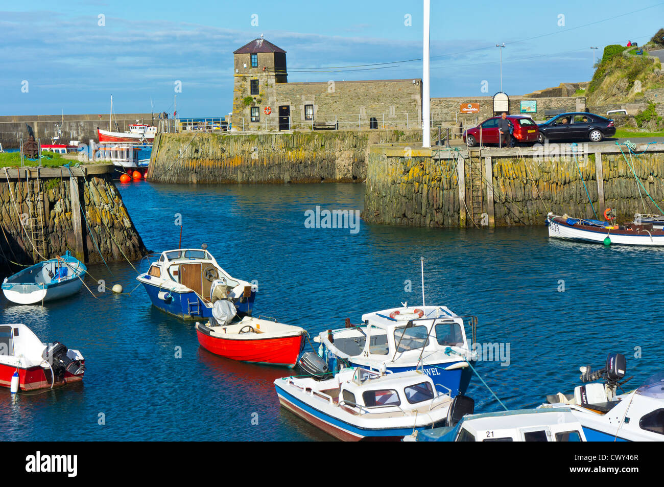 Amlwch Port Anglesey North Wales Uk As it is today Stock Photo - Alamy