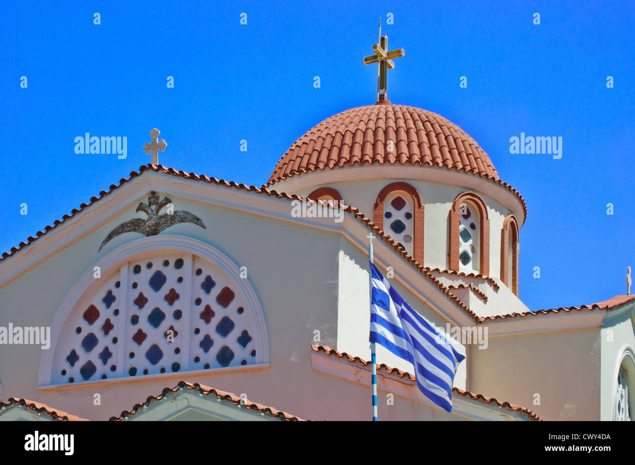 Greek Orthodox Curch Stock Photo - Alamy