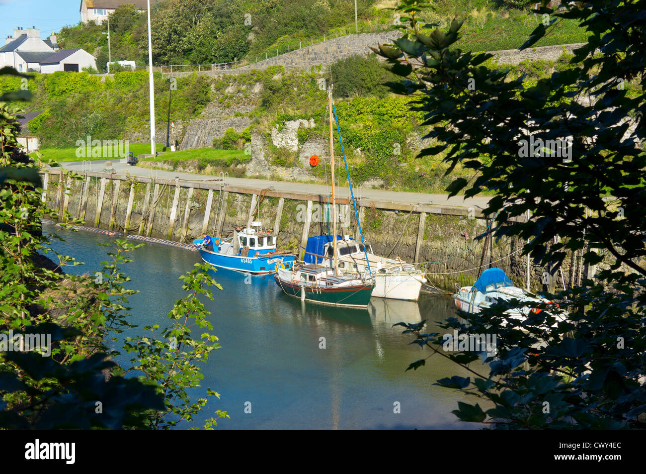 Amlwch Port Anglesey North Wales Uk As it is today Stock Photo - Alamy
