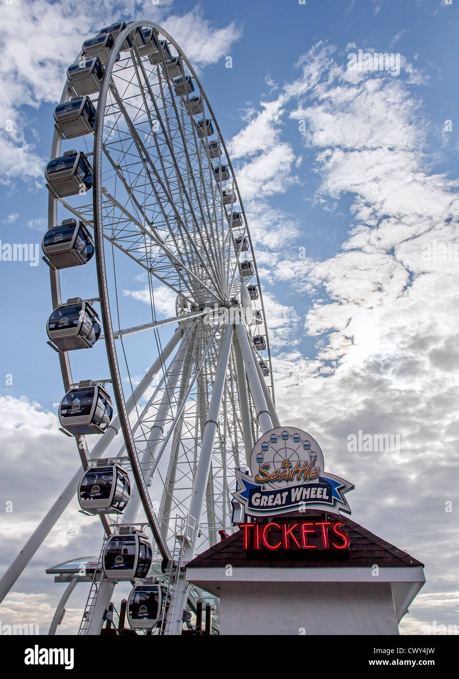 Seattle great wheel hi-res stock photography and images - Alamy
