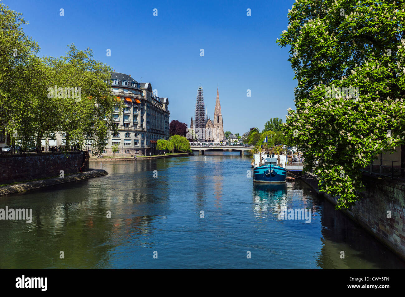 "Ill" river, Strasbourg, Alsace, France Stock Photo - Alamy